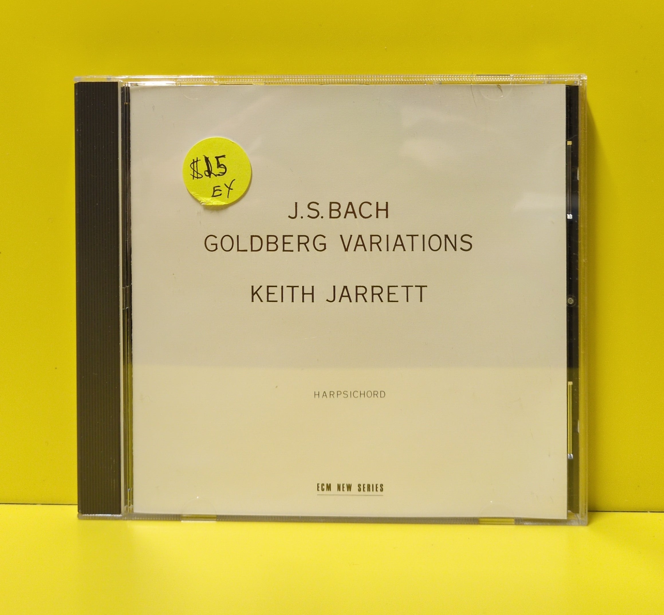 J. S. Bach / Keith Jarrett - Goldberg Variations - ECM 1395 Used - EX ...