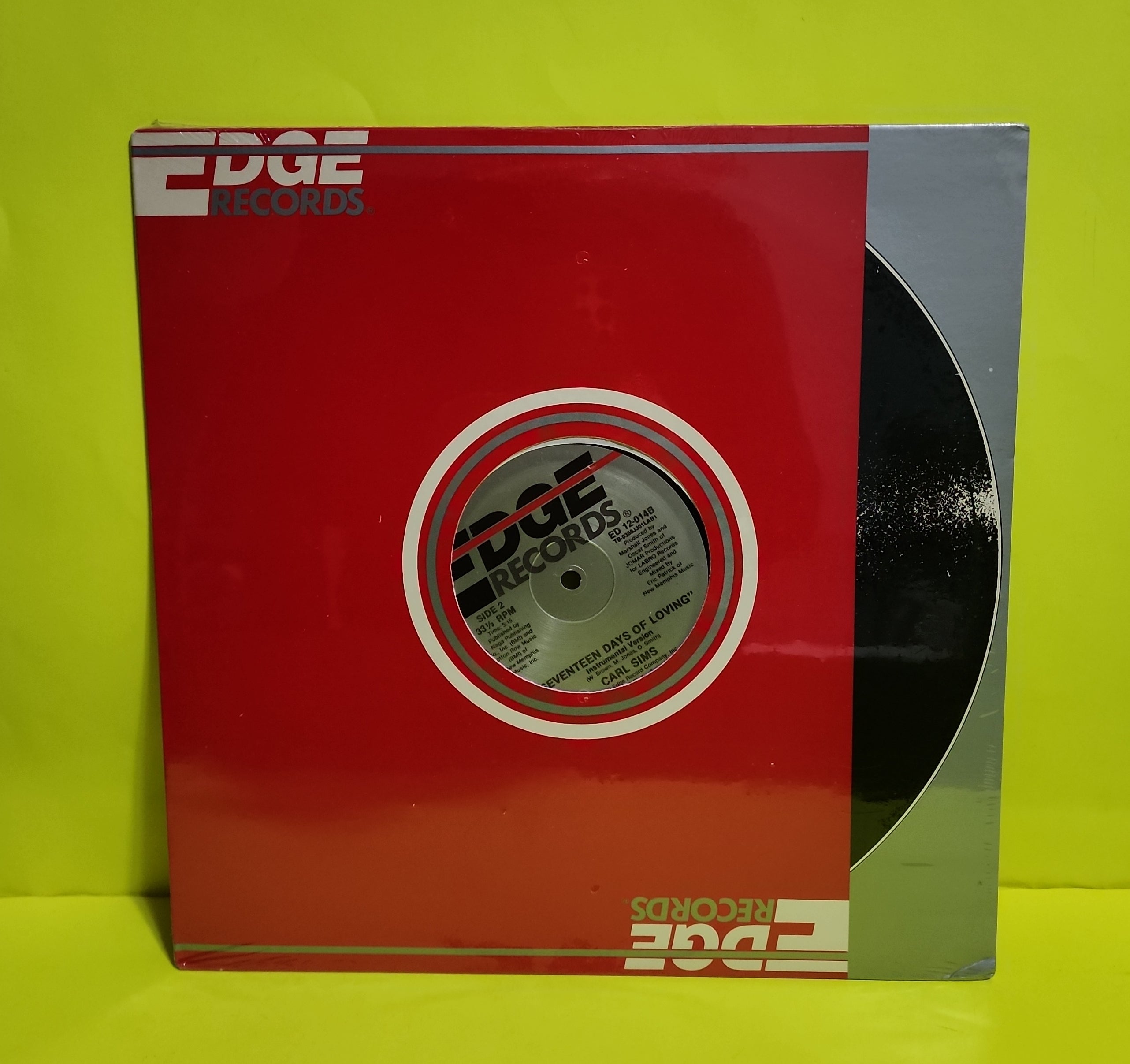 Carl Sims - Seventeen Days of Loving - 1988 - ED 12-014 New - Sealed ...