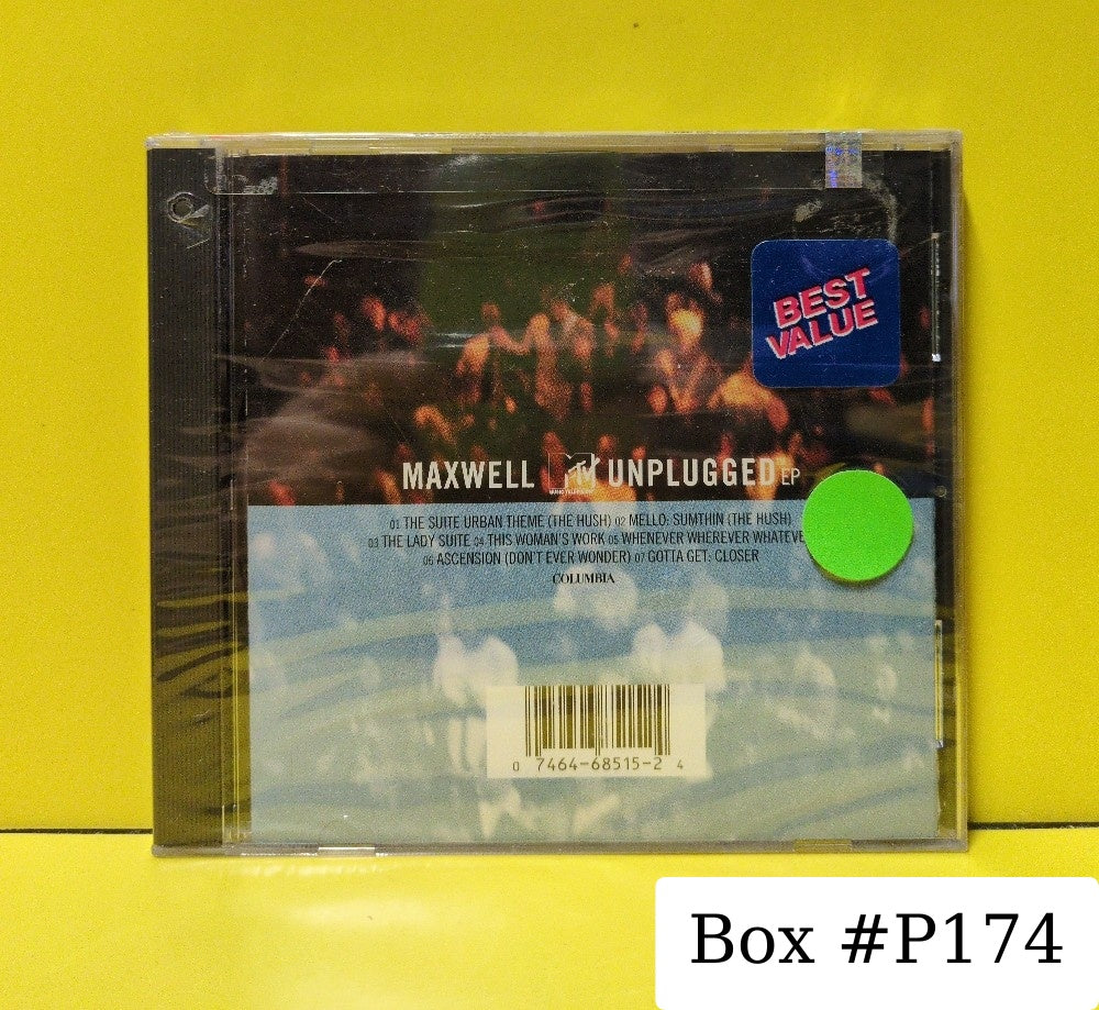Maxwell - MTV Unplugged EP - 1997 - CK 68515 - New - Sealed - CDs ...