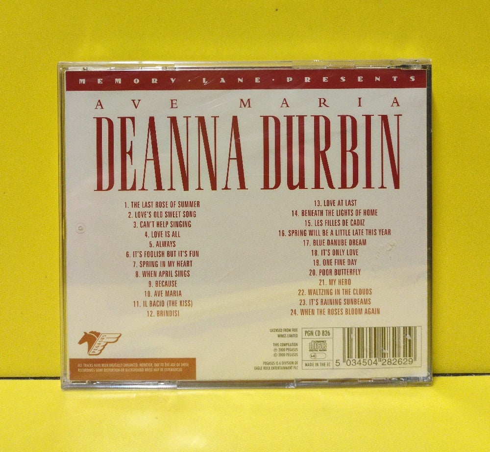 Deanna Durbin - Ave Maria - 2000 - PGN CD 826 - New - Sealed - CDs - U ...